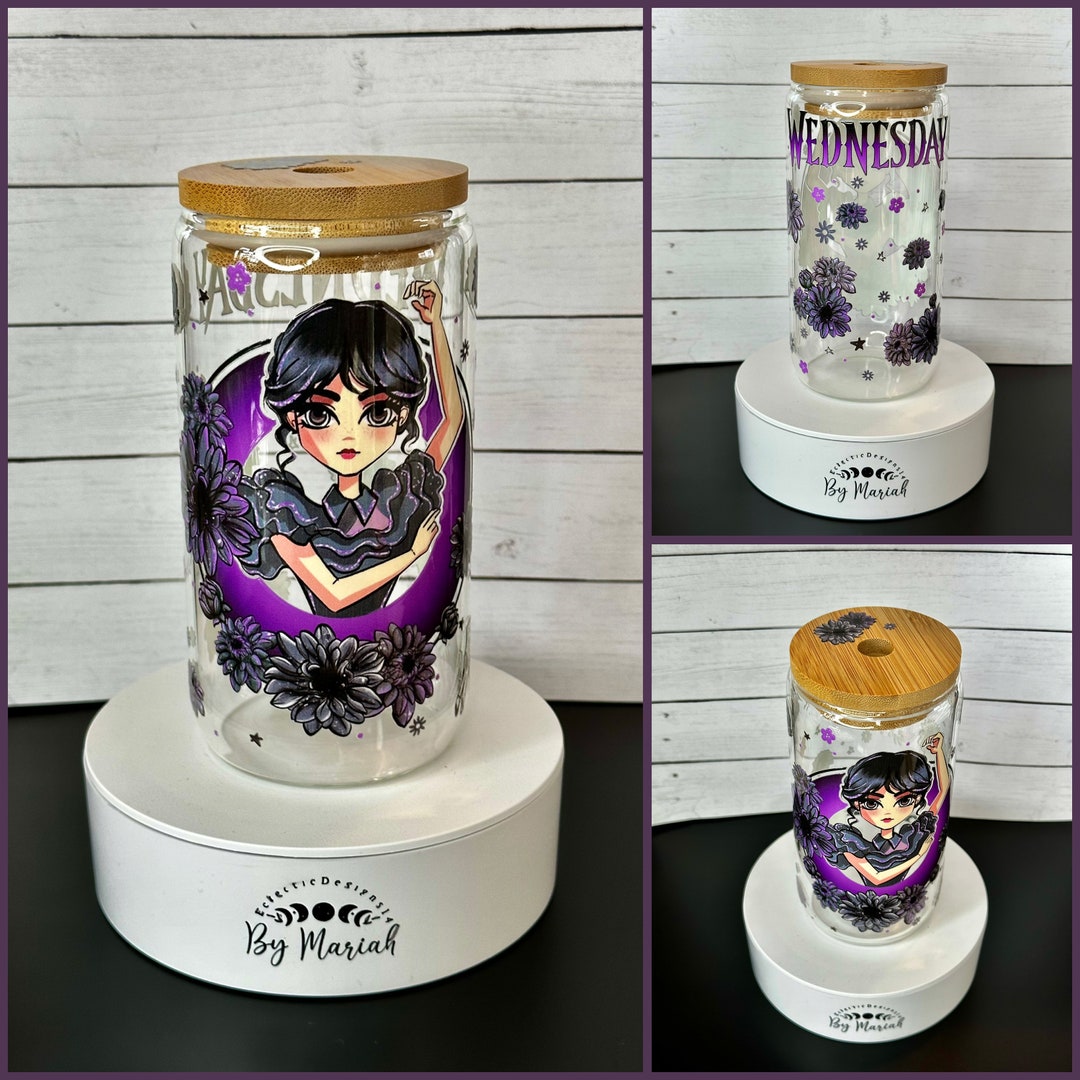 Wednesday Glass Cup - Etsy