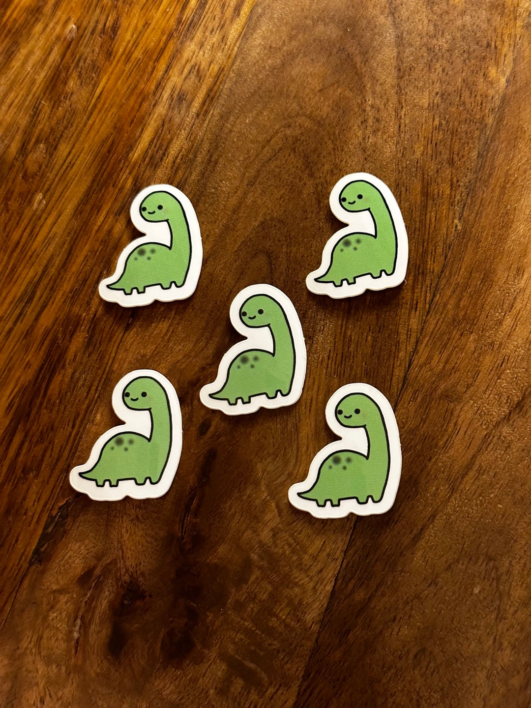 Old Design* Set of 5 MINI Dinosaur Stickers, Mini Dino Stickers, 5 Pack ...