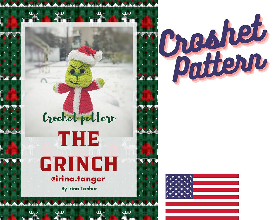 The Grinch Crochet Pattern - Etsy
