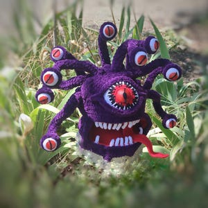 Beholder Dice Tray/dice Box Crochet Toy. Dungeon&dragons Crochet Toy ...
