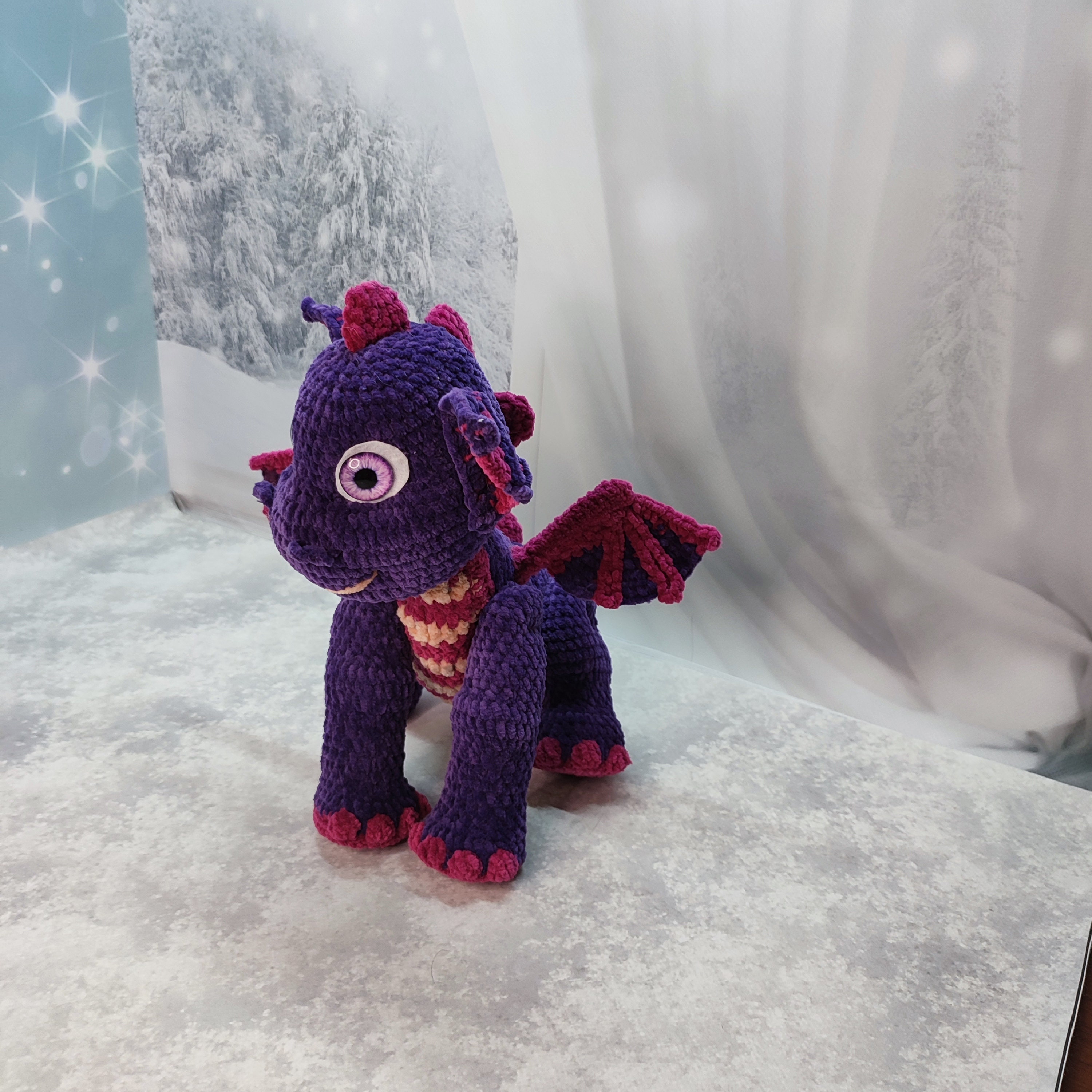 Little Dragon Crochet Pattern. Fantasy Crochet Pattern. - Etsy