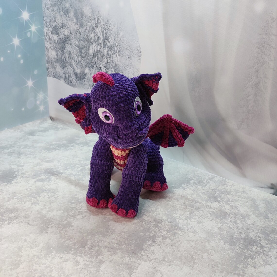 Little Dragon Crochet Pattern. Fantasy Crochet Pattern. - Etsy