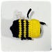 Cube Bee Crochet Pattern. Crochet Bee Pattern. Minecraft Bee Crochet ...