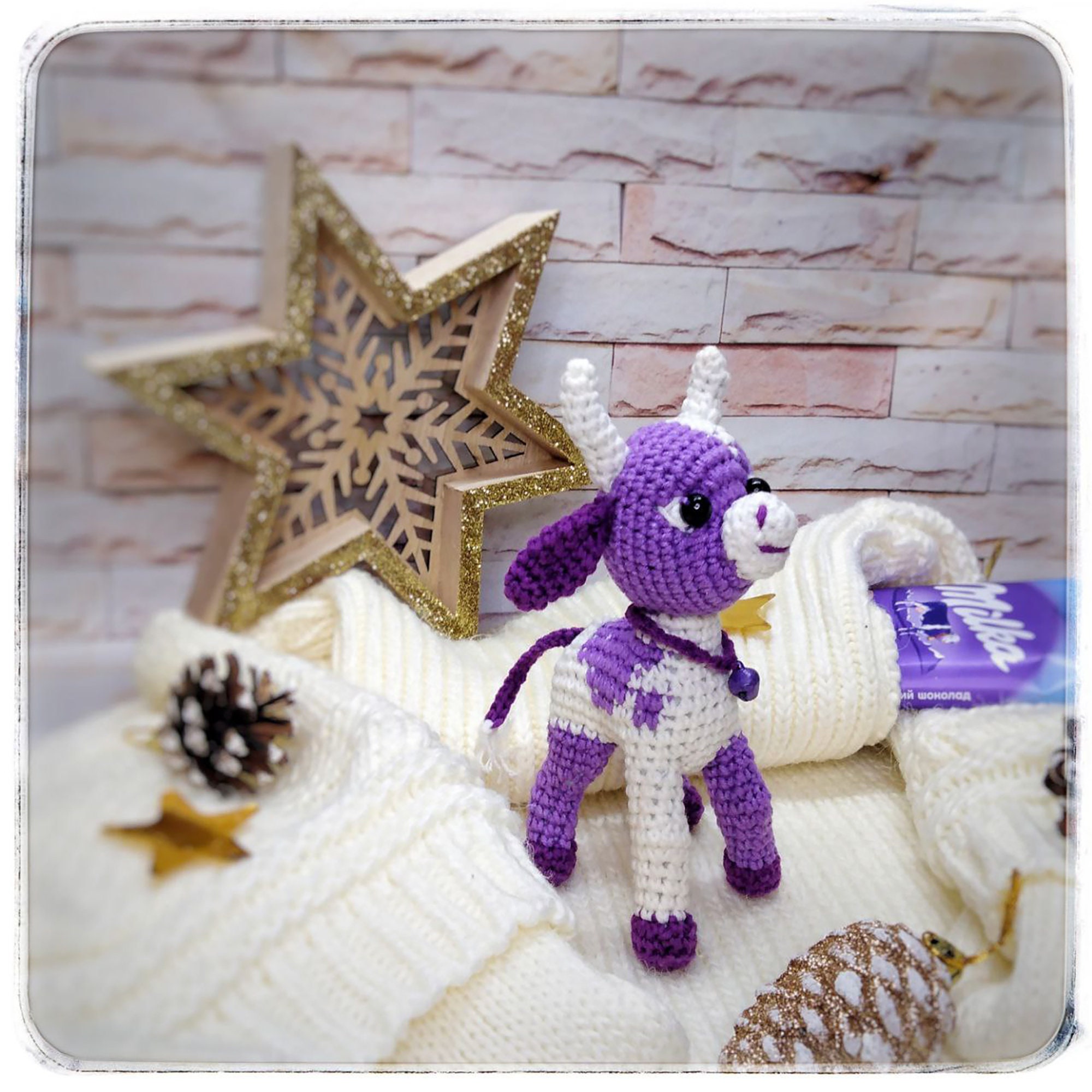 Milka Cow Crochet Pattern - Etsy