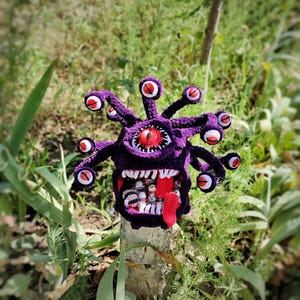 Beholder Dice Tray/dice Box Crochet Toy. Dungeon&dragons Crochet Toy ...
