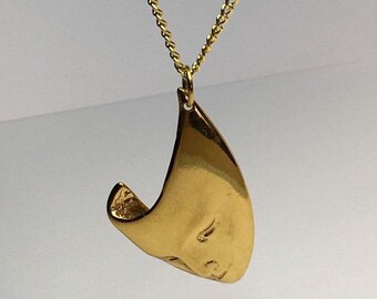 Diamond Mask Pendant - Etsy