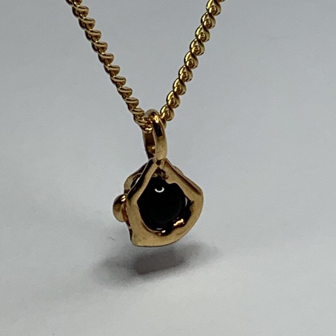 Charming Acrobat and Onyx Stone Pendant in Gold Plated by Charles ...