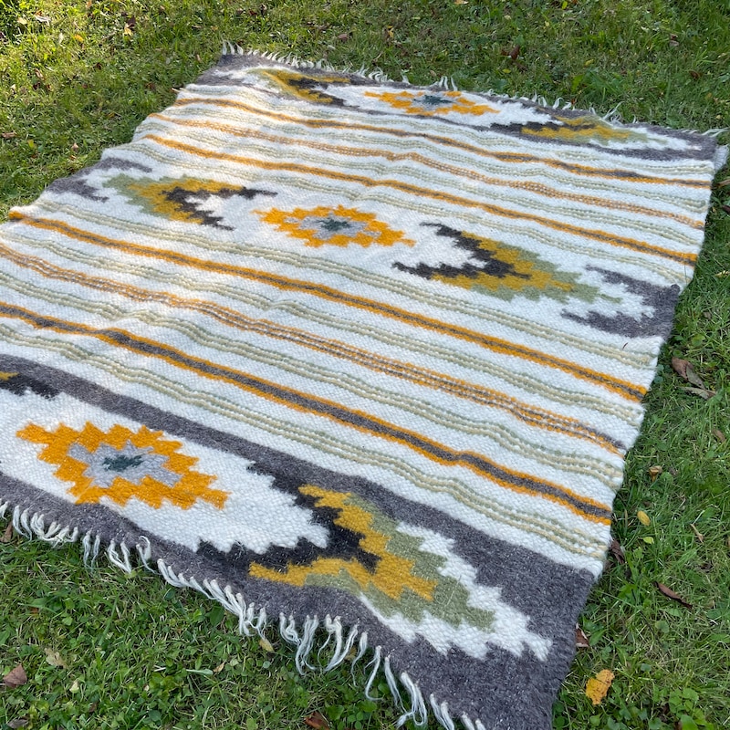 Wool Rug - Etsy