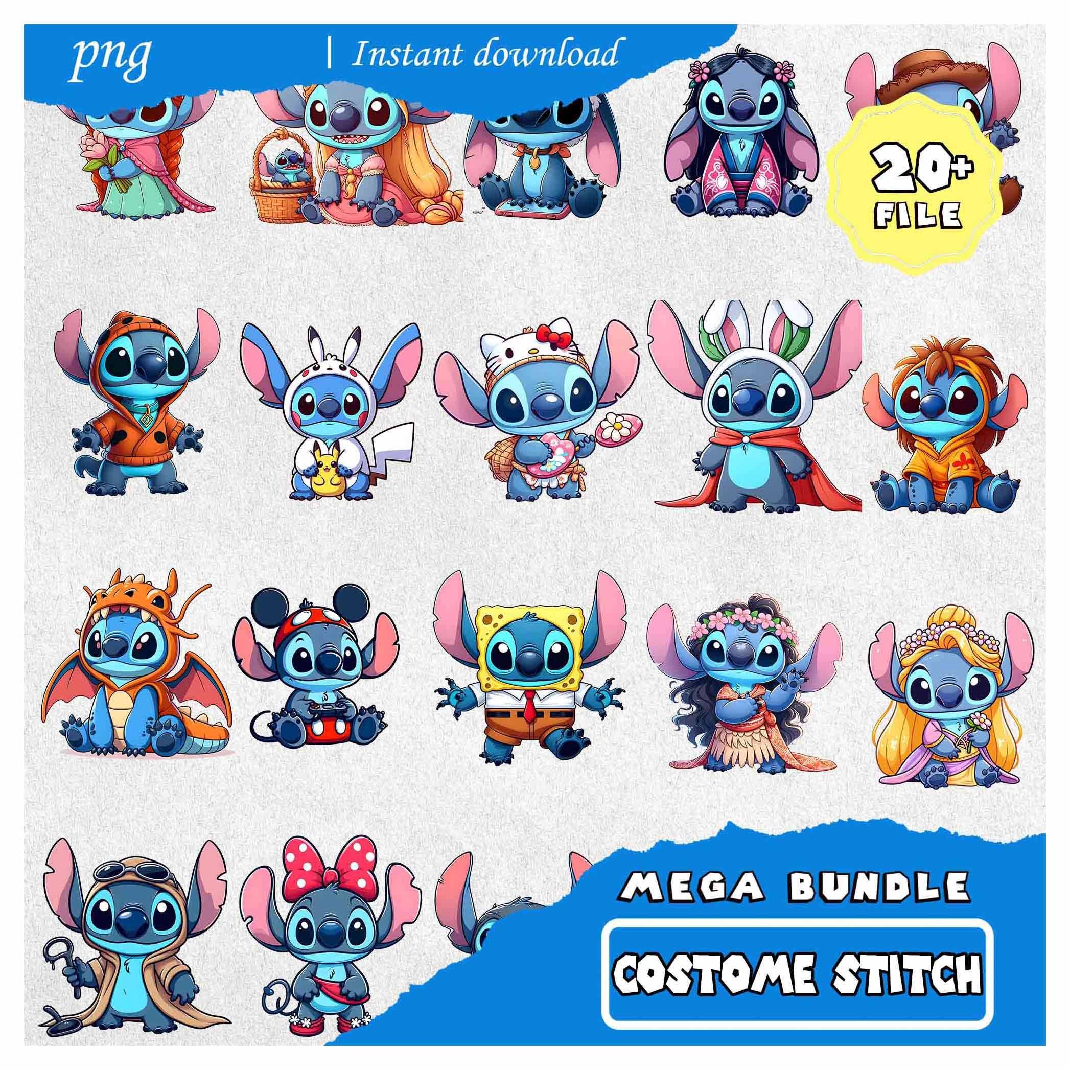 Bundle Stitch Cosplay Svg, Stitch and Angel SVG Bundle, Stitch Svg ...