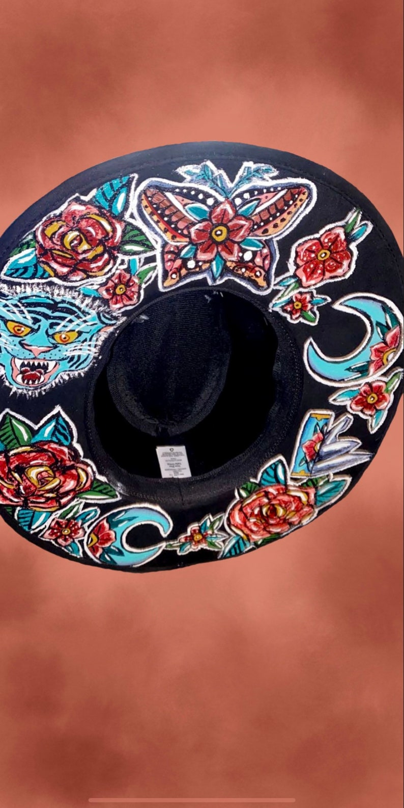 Custom Hand Painted Hat - Etsy