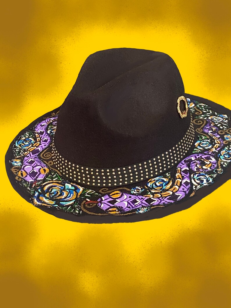 Custom Hand Painted Hat - Etsy