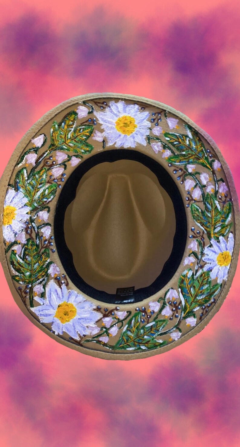 Custom Hand Painted Hat - Etsy