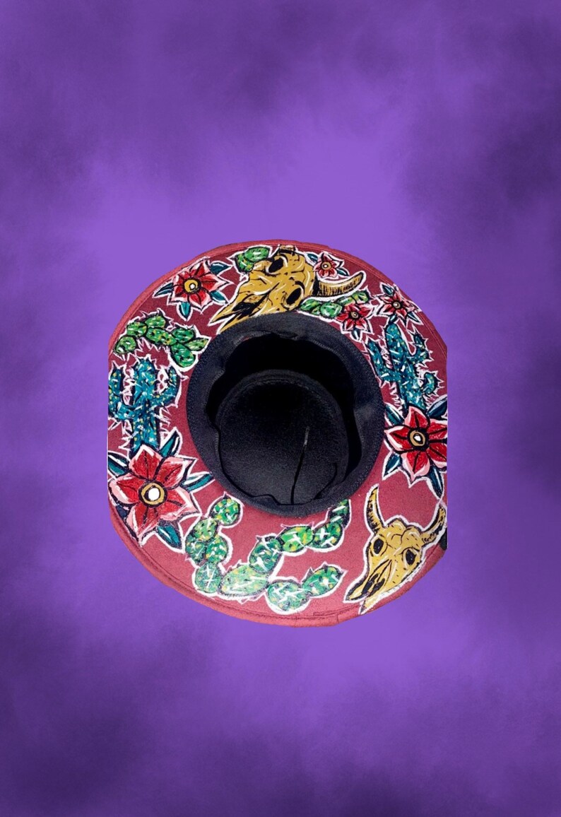 Custom Hand Painted Hat - Etsy