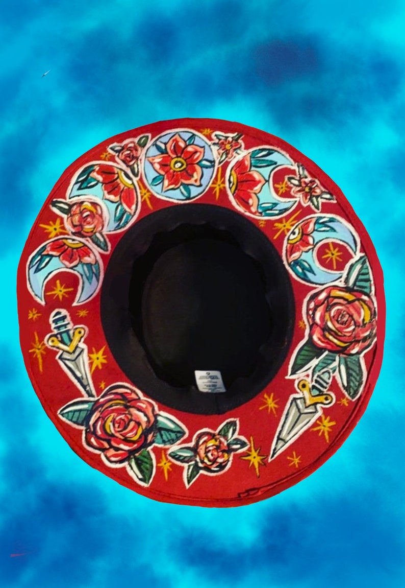 Custom Hand Painted Hat - Etsy