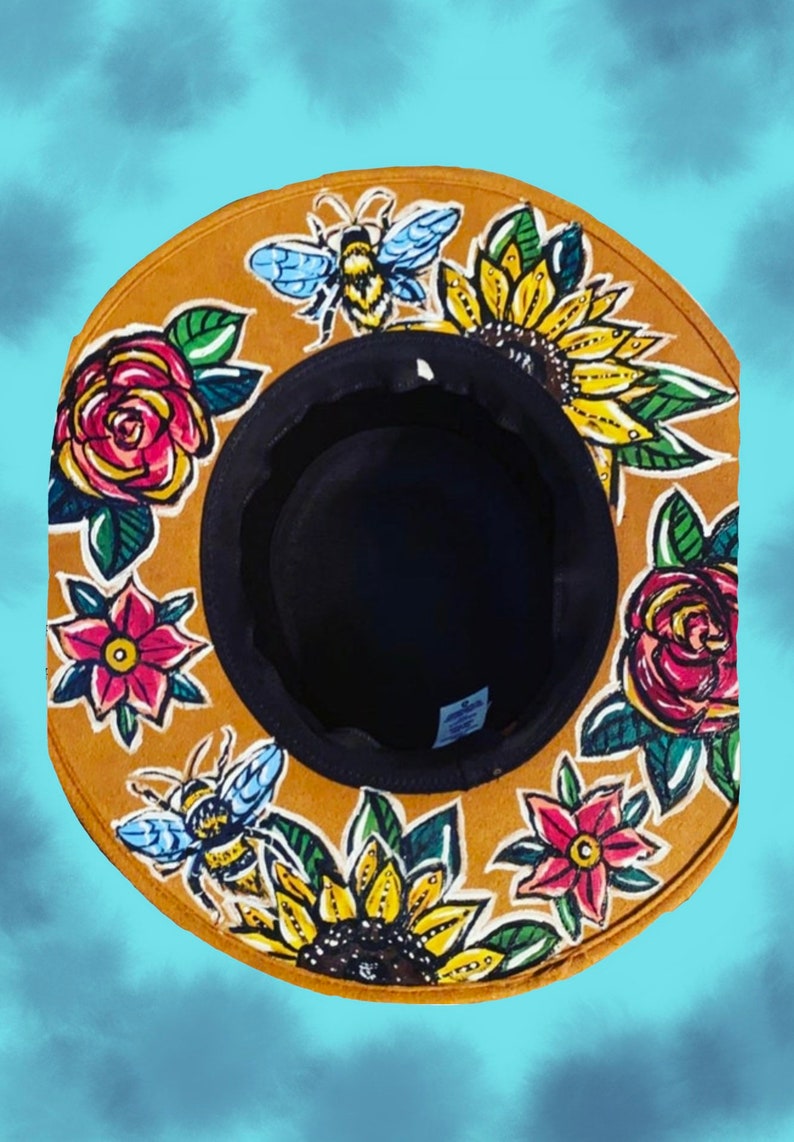 Custom Hand Painted Hat - Etsy