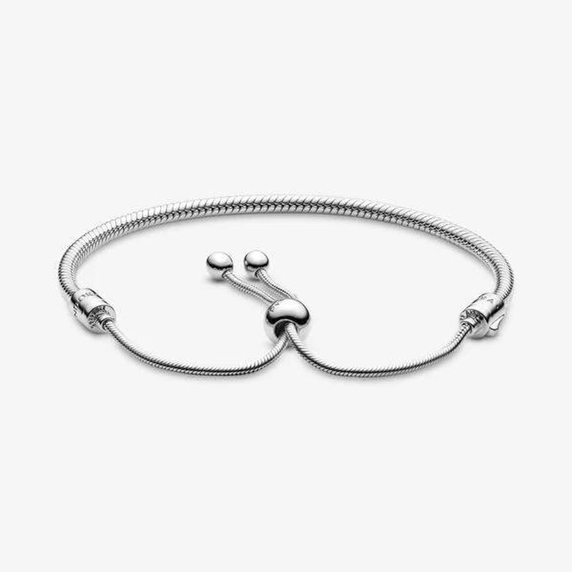 Authentic Pandora S925 Sterling Silver Sliding Adjustable | Etsy