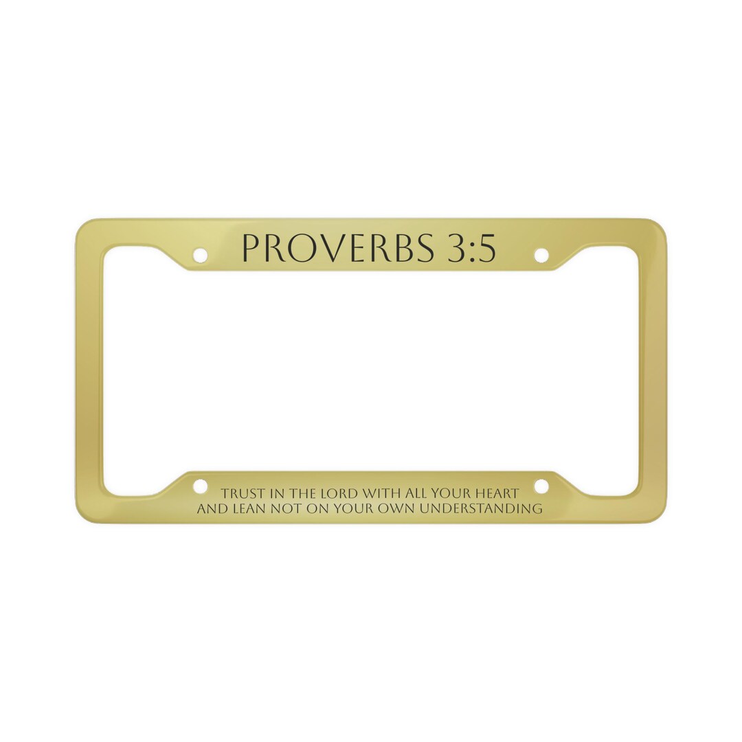 License Plate Frame - Etsy
