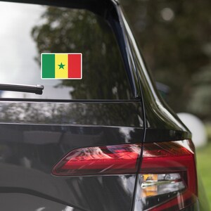 Senegal Senegalese Flag Car Sticker Laptop Decal Stickers Travel ...