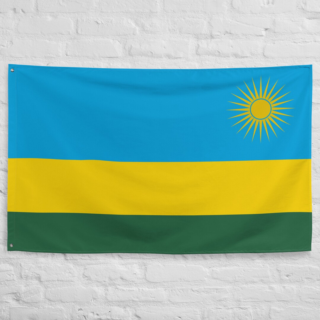 Rwanda Rwandan Flag Wall Decor Art Print Banner Gift Ideas - Etsy