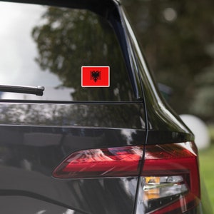 Albania Albanian Flag Car Sticker Laptop Decal Stickers Travel Souvenir ...