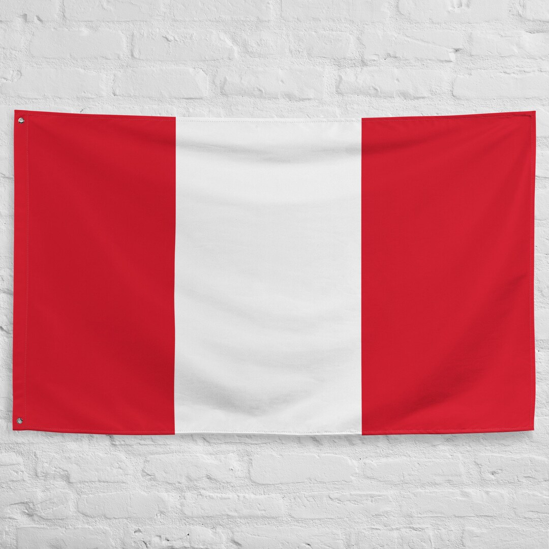 Peru Peruvian Flag Wall Decor Art Print Banner Gift Ideas - Etsy