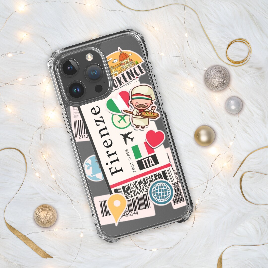Florence Firenze Italy Italian Flag iPhone Case 15 14 13 12 11 Pro Max ...