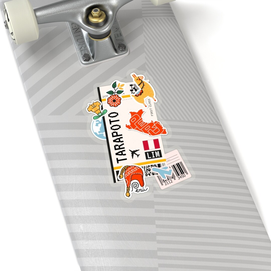 Tarapoto Peru Peruvian City Art Sticker Stickers Vinyl Computer ...