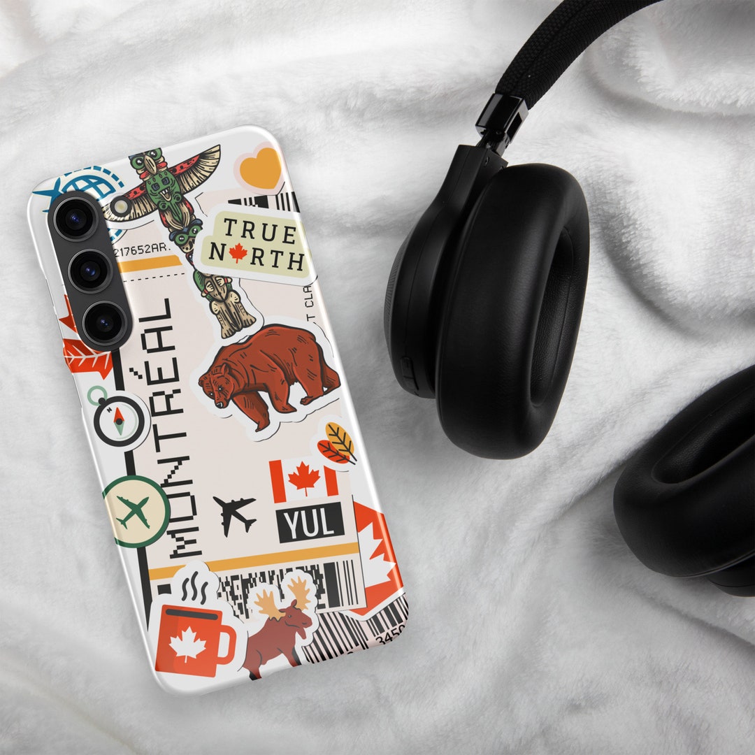 Montreal Québec Canada Canadian Flag Samsung Galaxy Case S23 S22 S21 ...