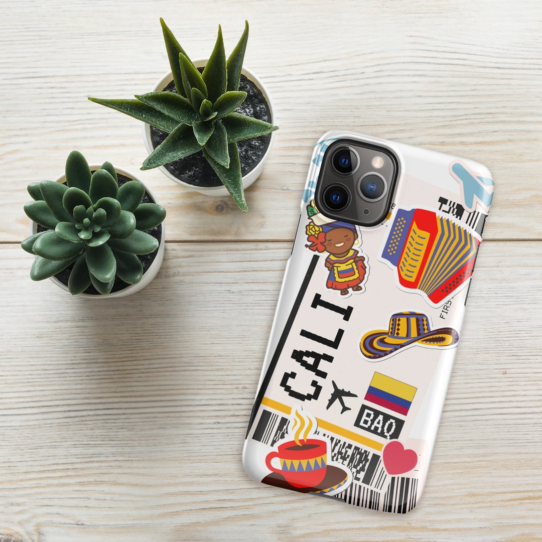 Cali Colombia Colombian Flag Snap Case for iPhone Glossy Tough Phone ...