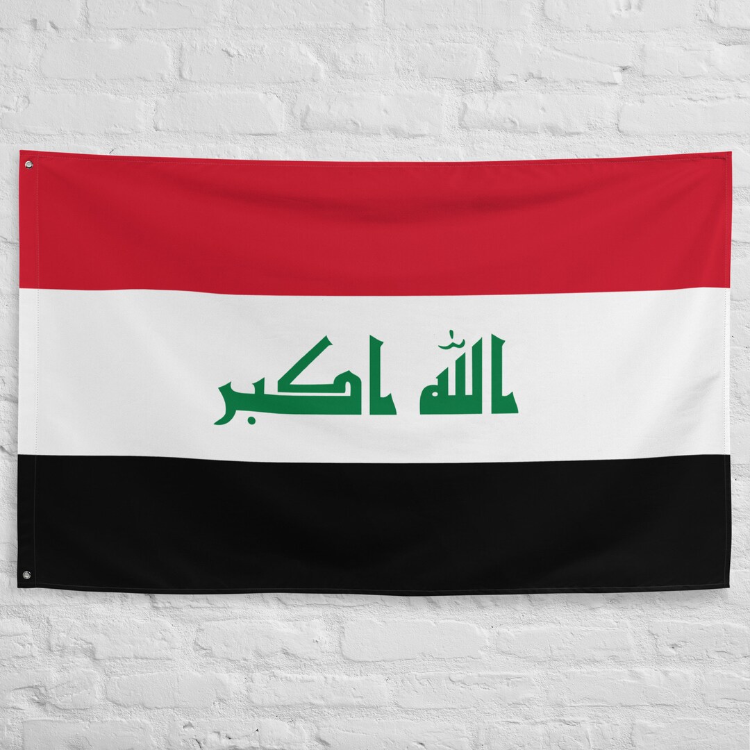 Iraq Iraqi Flag Wall Decor Art Print Banner Gift Ideas - Etsy