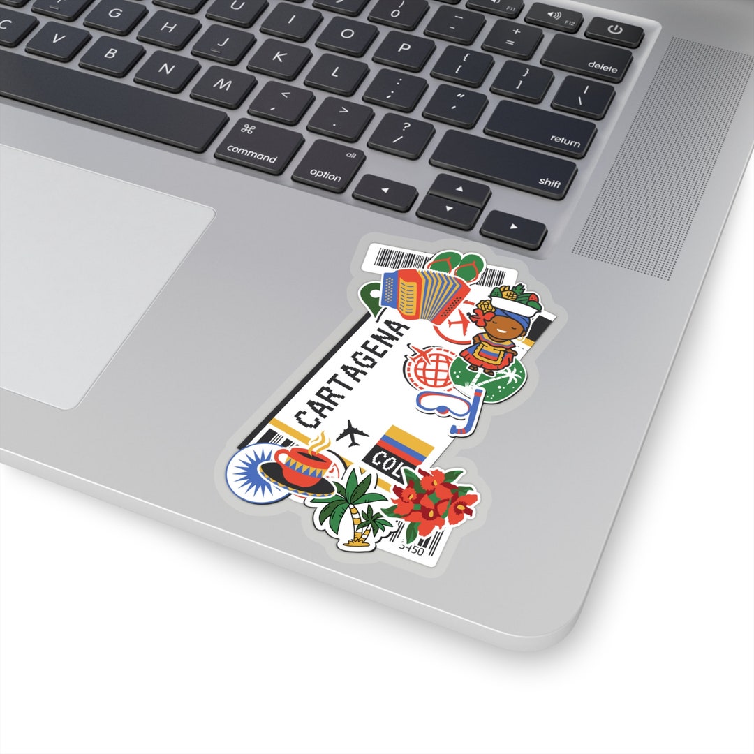 Cartagena Sticker Colombia Stickers Colombian Flag Travel Sticker ...