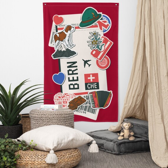 Bern Switzerland Swiss Geneva Flag Banner Party Decor Banners - Etsy