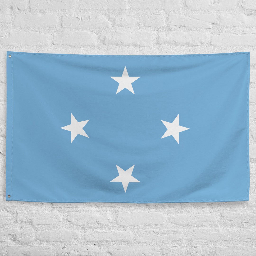 Micronesia Micronesian Flag Wall Decor Art Print Banner Gift Ideas - Etsy