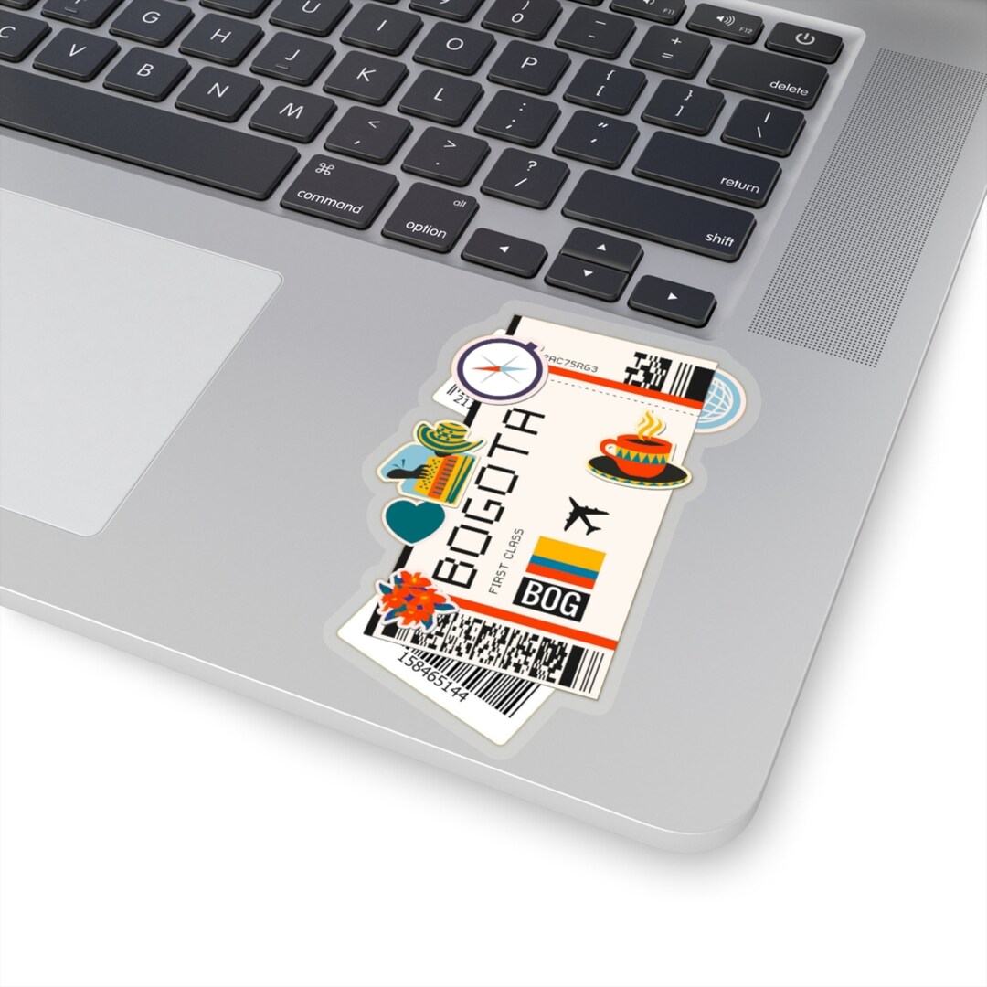 Bogota Sticker Colombia Stickers Colombian Flag Travel Sticker Laptop ...