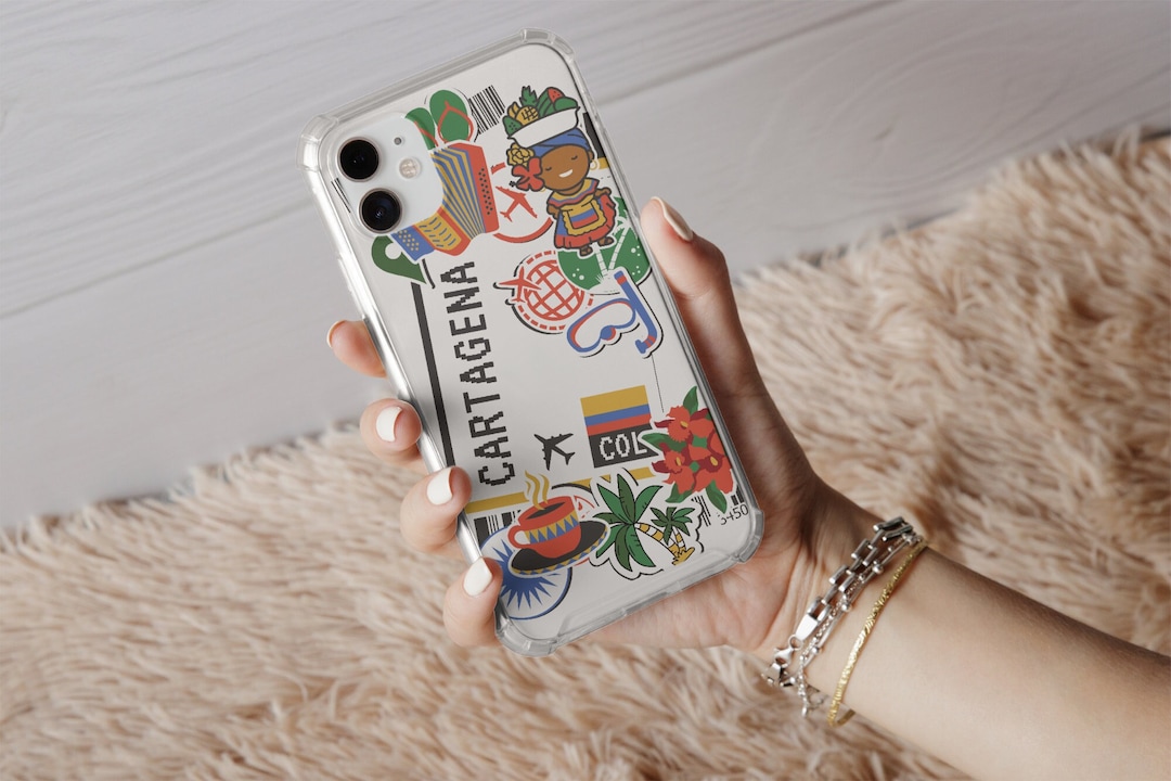 Cartagena Colombia Colombian Flag iPhone Case 15 14 13 12 11 Pro Max ...