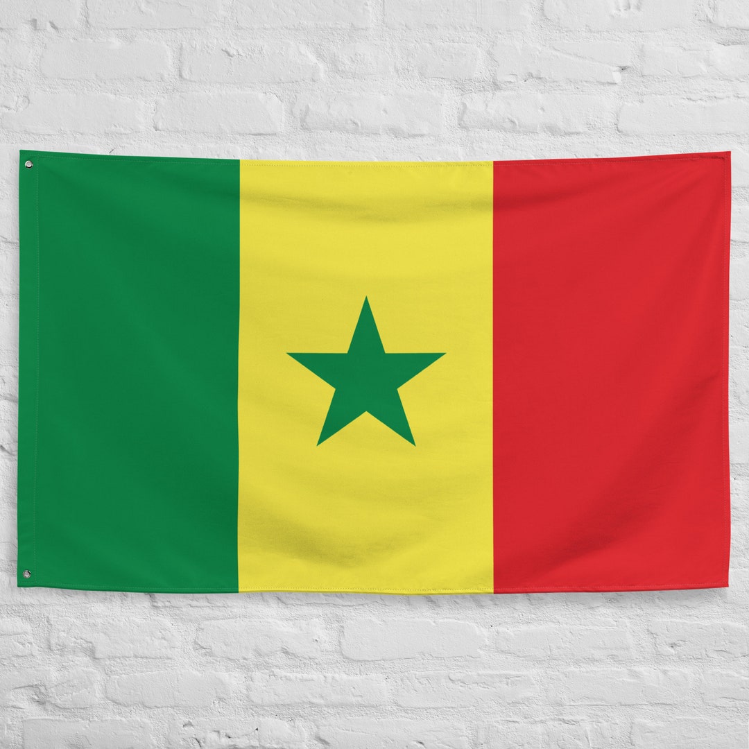 Senegal Senegalese Flag Wall Decor Art Print Banner Gift Ideas - Etsy
