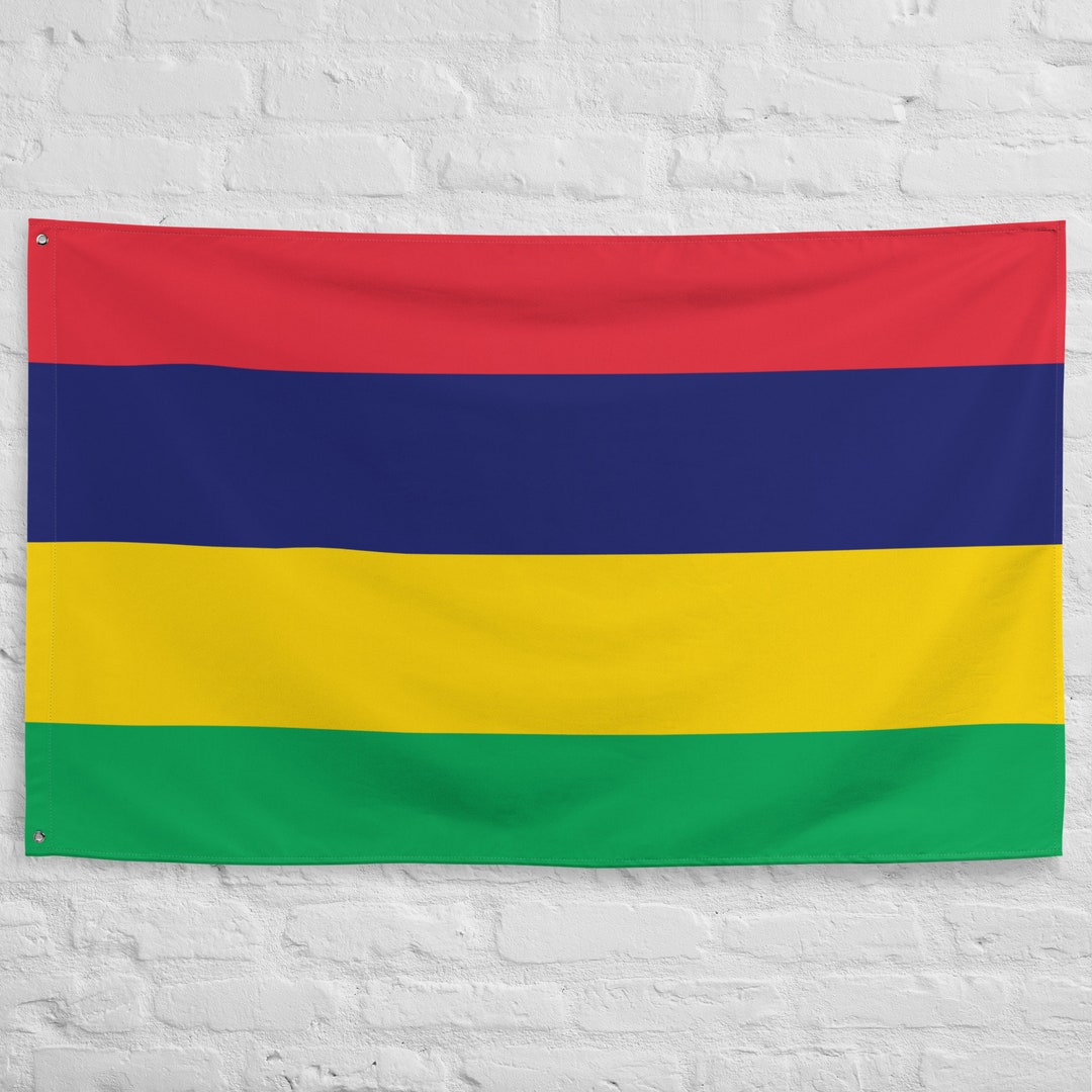 Mauritius Mauritian Flag Wall Decor Art Print Banner Gift - Etsy