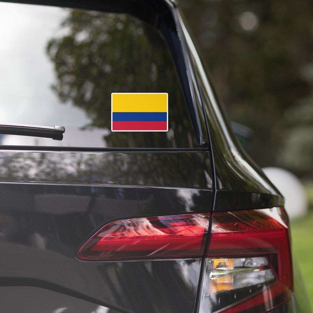 Colombia Colombian Flag Car Sticker Laptop Decal Stickers Travel ...