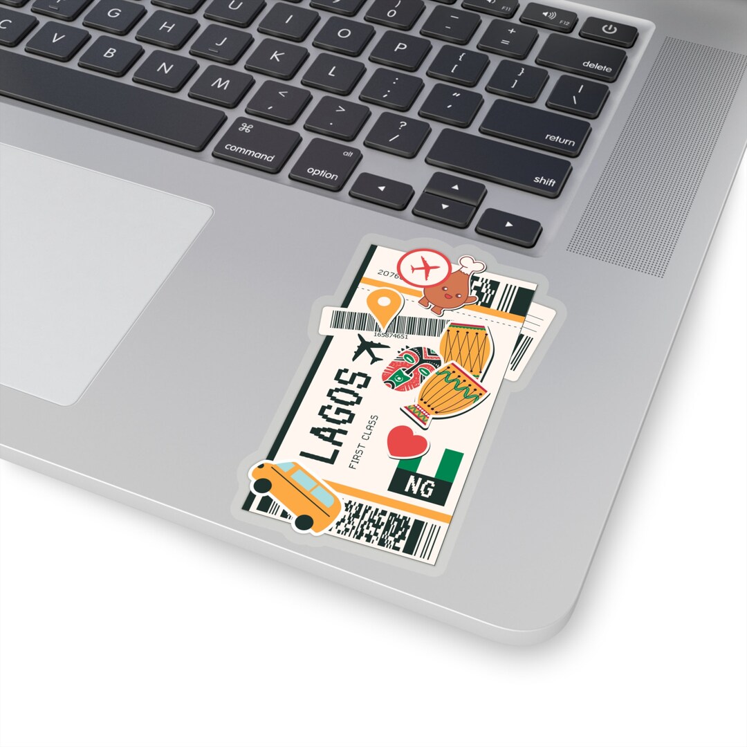 Lagos Sticker Nigeria Stickers Nigerian Flag Travel Sticker Laptop ...