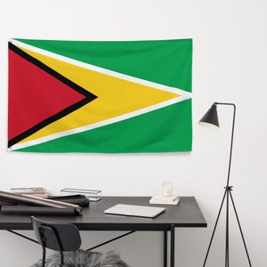 Guyana Guyanese Flag Wall Decor Art Print Banner Gift Ideas - Etsy