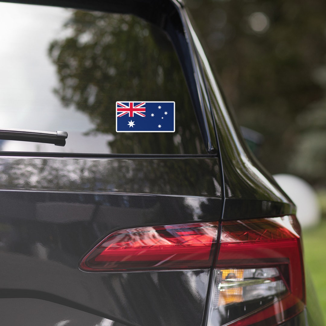 Australia Australian Flag Car Sticker Laptop Decal Stickers Travel ...