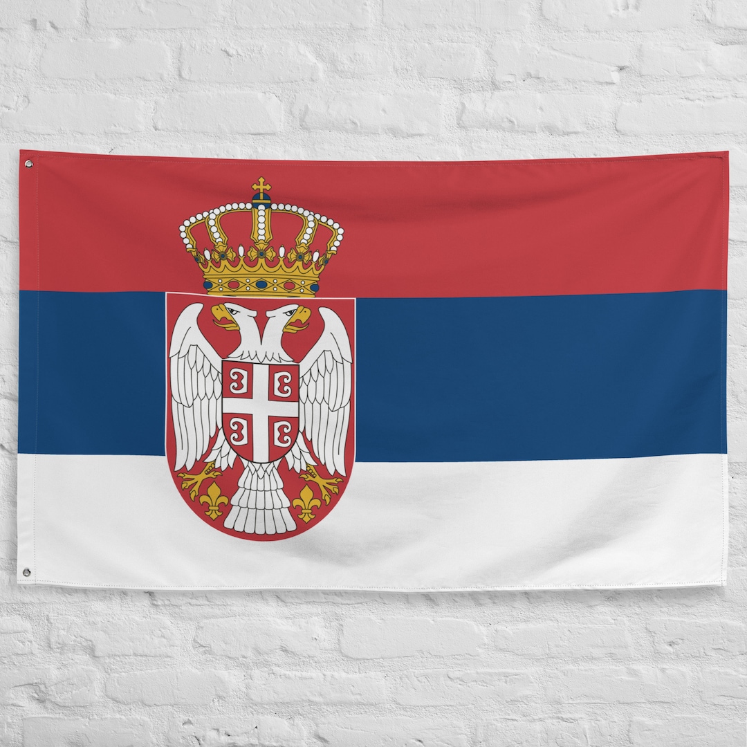 Serbia Serbian Flag Wall Decor Art Print Banner Gift Ideas - Etsy