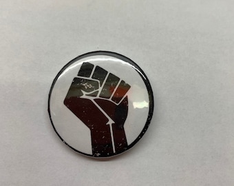 SILVER Black Lives Matter Enamel Lapel Pin 1 Custom - Etsy