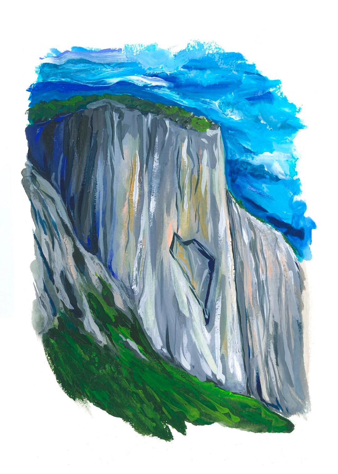 Yosemite El Capitan Heart 5x7 Printable Art - Etsy