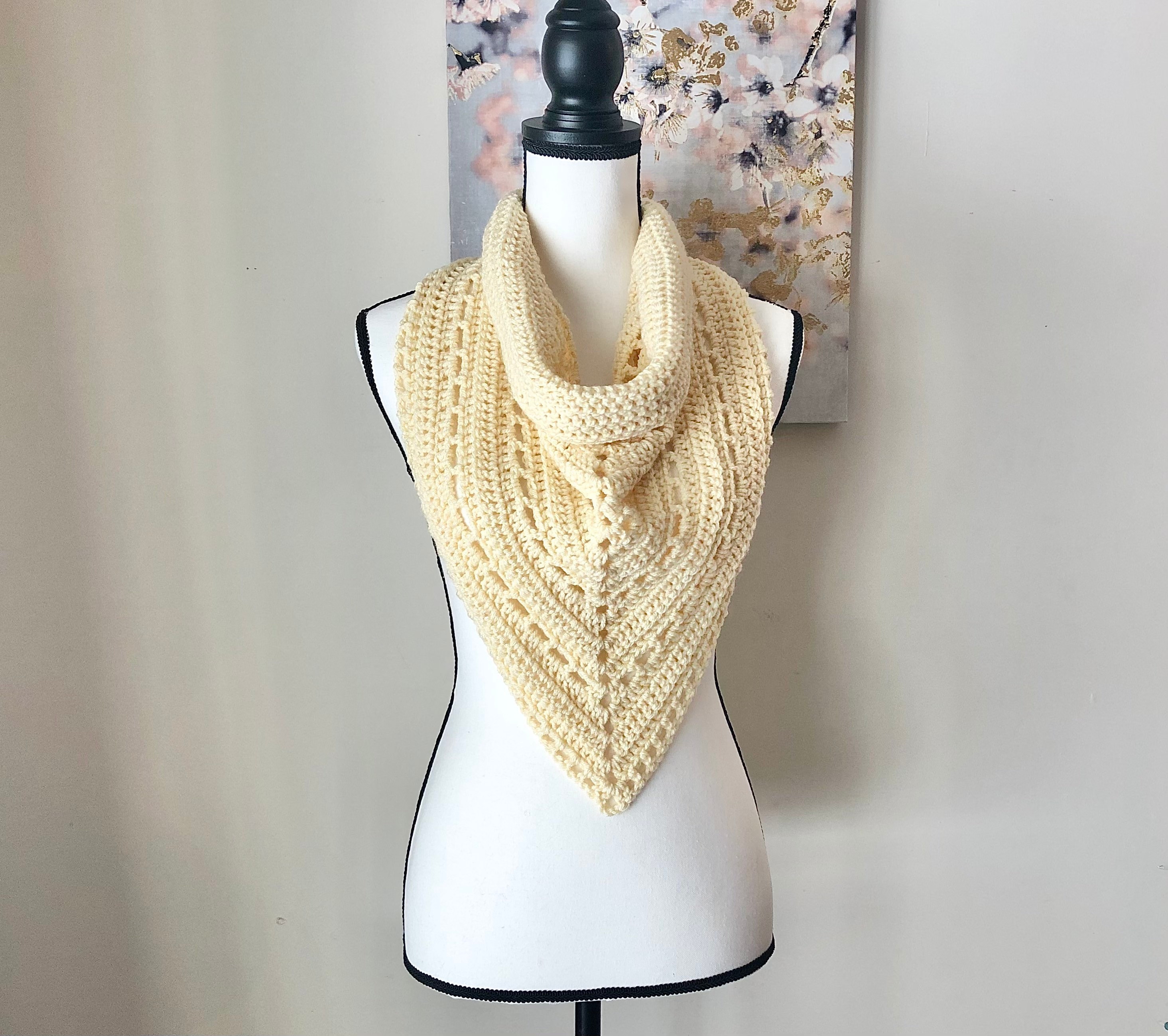 Triangle Cowl Crochet Cowl Fall Accessories Warm Bandana | Etsy