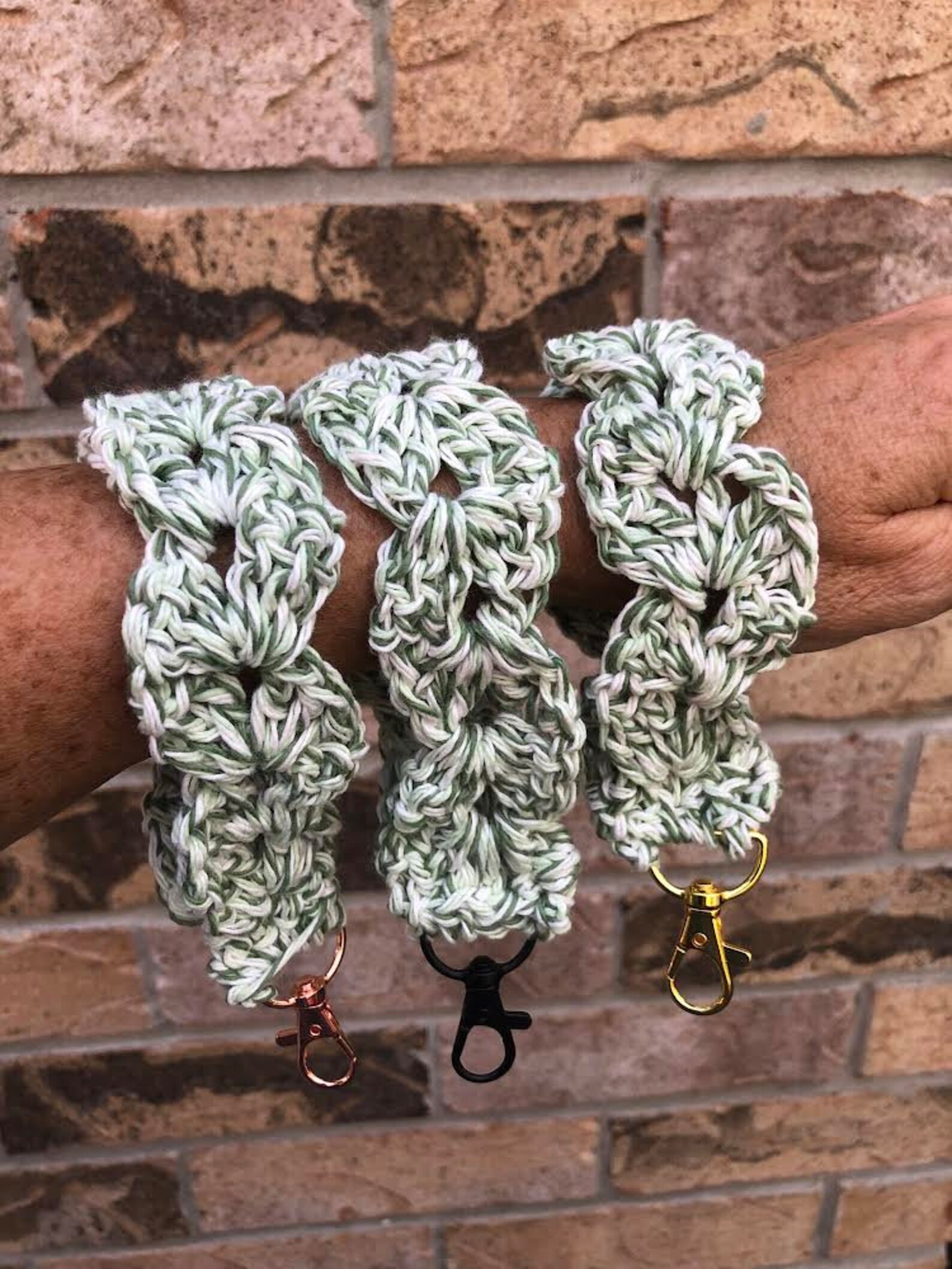 High Tide Wristlet Crochet PATTERN Keychain Clasp Fast - Etsy