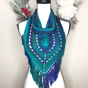 Chilly Cider Cowl PATTERN With Pictures, Step by Step, Boho, Tassels ...