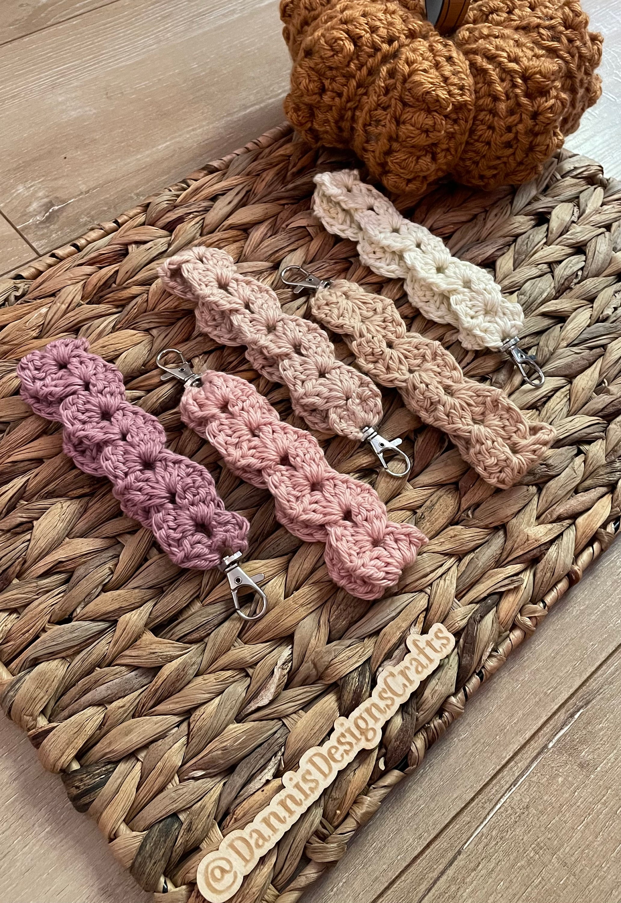 High Tide Wristlet Crochet PATTERN Keychain Clasp Fast - Etsy