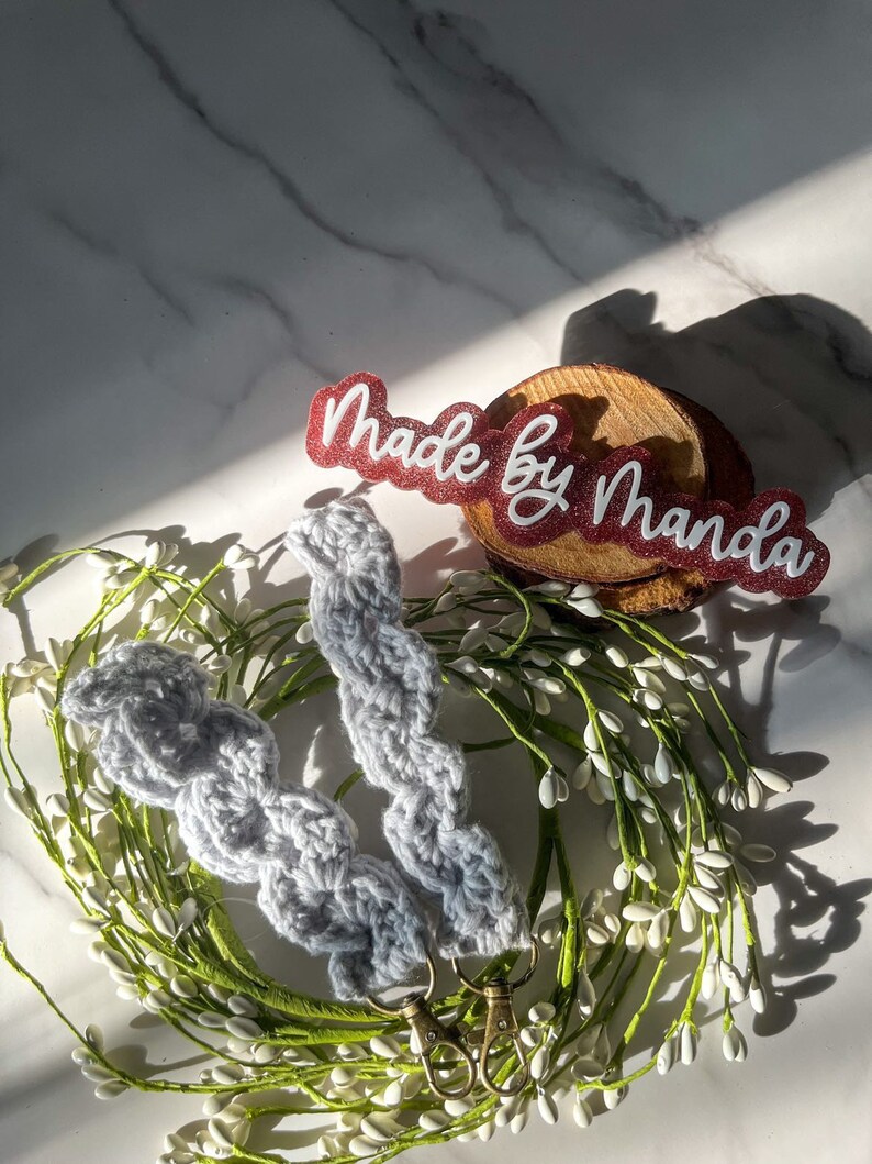 High Tide Wristlet Crochet PATTERN Keychain Clasp Fast - Etsy