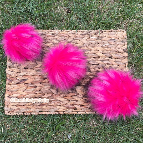 Pink Pom Puff - Etsy